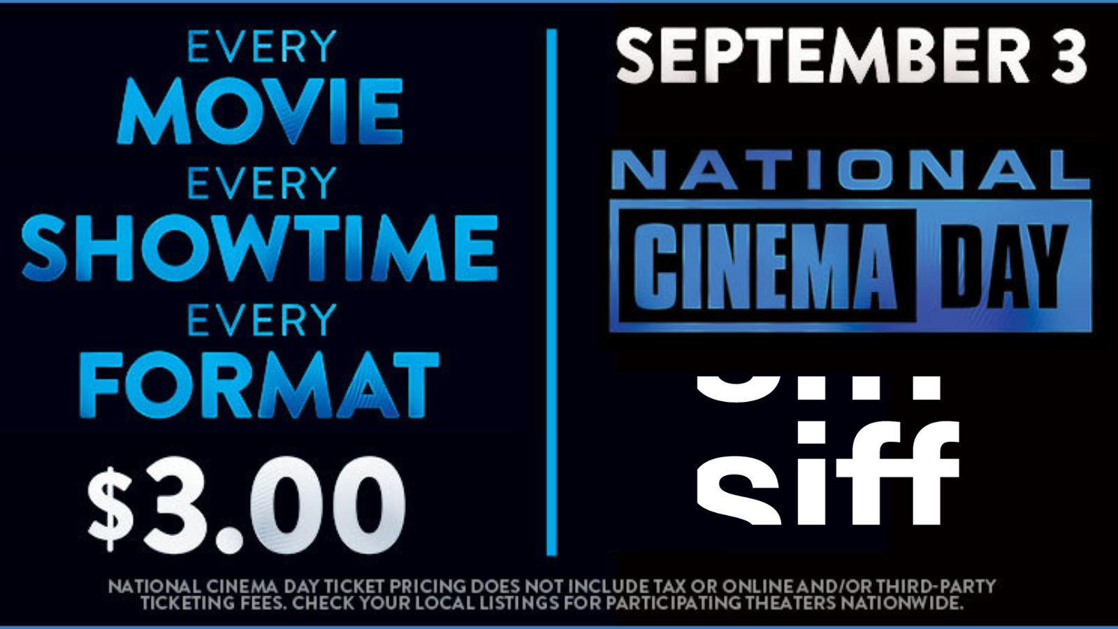 Celebrate National Cinema Day at SIFF with $3 Tickets on September 3